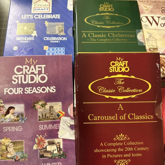 HUGE COLLECTION OF Create And Craft My Craft Studio CDs Lots Of Various ...