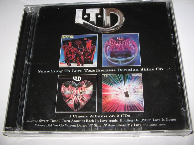 L.T.D. / LTD 4 Albums on 2 New CDs SOMETHING TO LOVE TOGETHERNESS ...