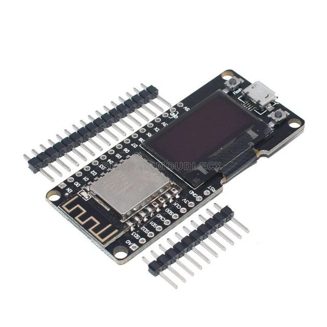 0.96& OLED WEMOS Wifi ESP8266 ESP-12F CP2102 NodeMCU Micro USB ...