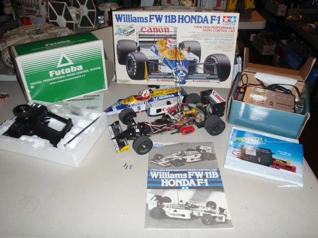 WILLIAMS FW 11B Honda F-1 Tamiya Rc Futuba Control & Prostech Super ...
