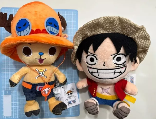 Peluche One Piece Chopper Cosplay Ace 20cm Doudou Jouet Mignon