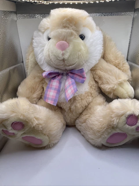 SIMPLY SOFT COLLECTION Patchfoot Rabbit Bunny Large Soft Toy 14”Keel ...