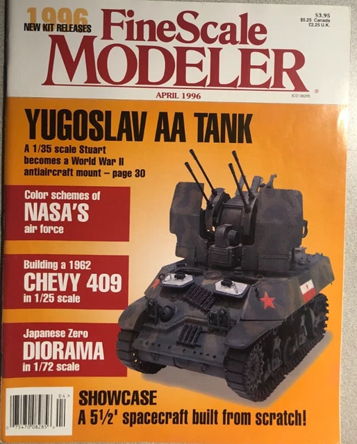 FINESCALE MODELER MAGAZINE April 1996 military modeling £11.07 ...