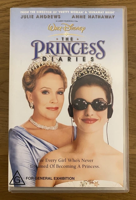 THE PRINCESS DIARIES VHS Video 2001 Big Box ExRental Walt Disney TESTED ...