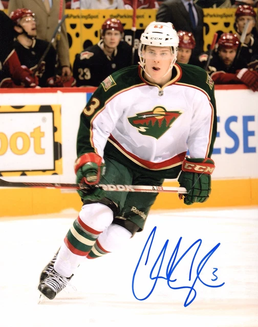 GFA MINNESOTA WILD Charlie Coyle Autografato 8x10 Foto C1 COA EUR 14,27 ...