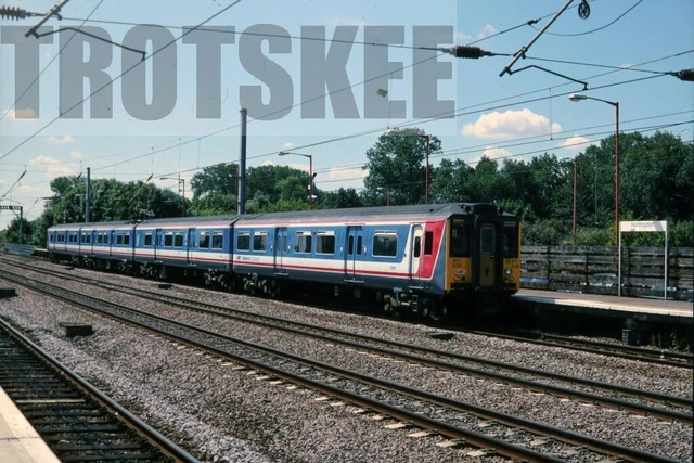35MM SLIDE BR British Rail EMU Class 317 317320 Huntingdon 1992 Orig £4 ...