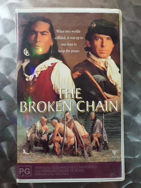 THE BROKEN CHAIN (1993 Pierce Brosnan) - VHS Big Box Ex Rental ...