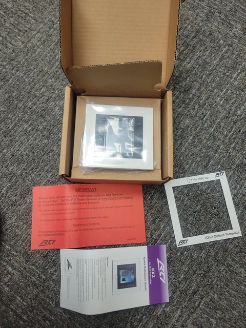 RTI KX2 KX-2 Advanced In-Wall Touchpanel Keypad Control System EUR 188 ...