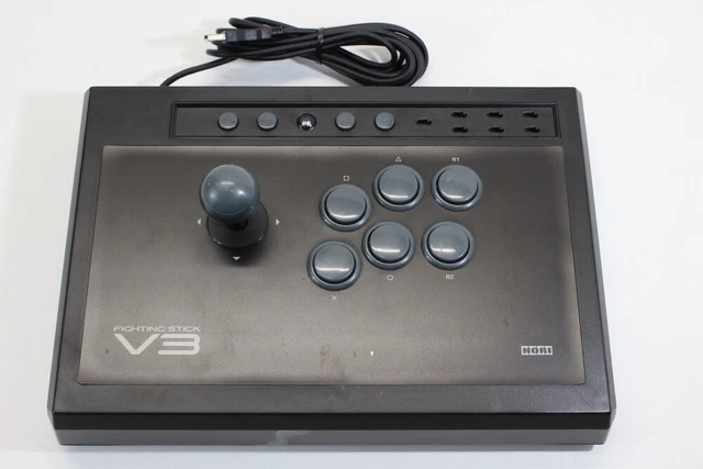 HORI HP3-59 FIGHTING Stick V3 Arcade Joystick Controller PlayStation 3 ...