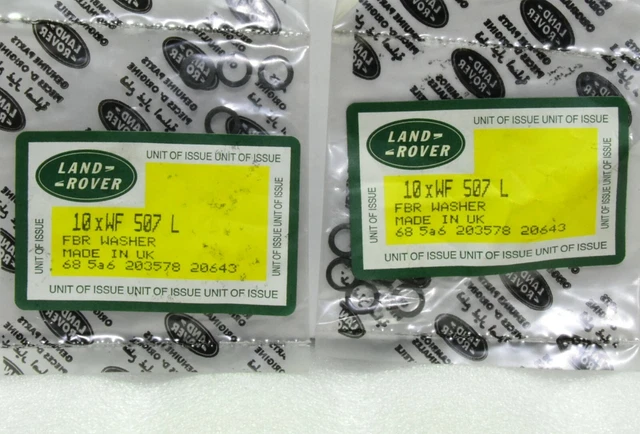 LAND ROVER DEFENDER 83-06 Fibre Lock Washer Brake/Clutch Pedal Pivot ...