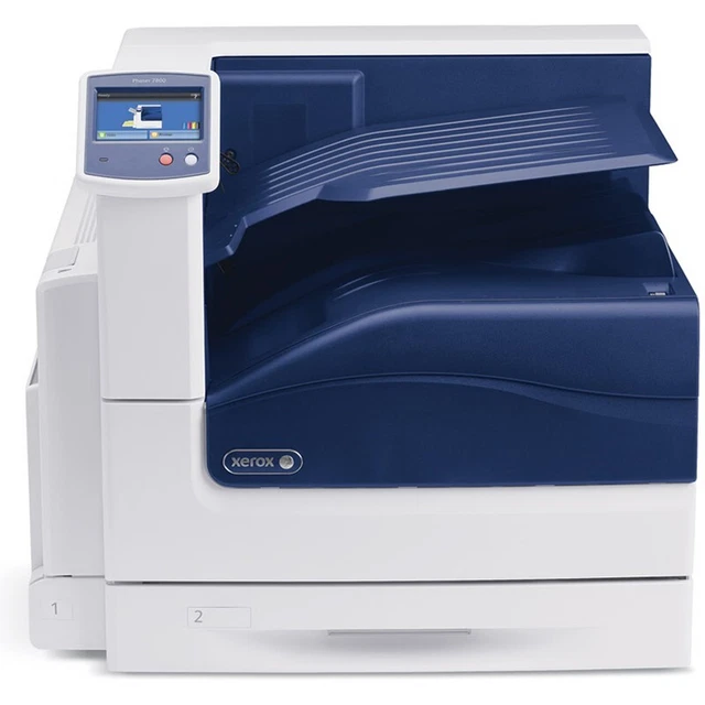 XEROX PHASER 7800DN A3 Color Laser Printer / Genuine Toners / B & M ...