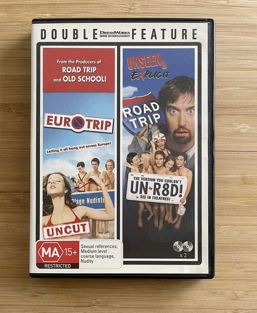 EUROTRIP - ROAD Trip Double Feature DVD 2 Discs VGC Region 4 Free post ...