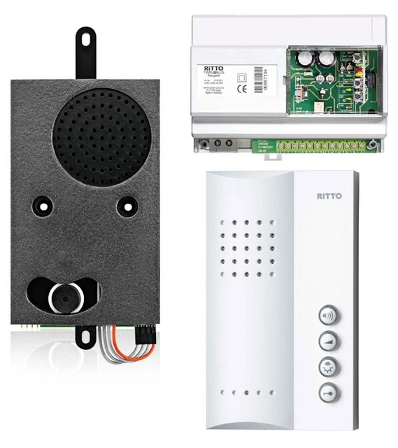 RITTO TÜRSPRECHANLAGE BRIEFKASTEN TwinBus 4 Teilnehmer Sprechanlage ...