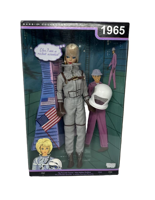 RARE 1965 BARBIE My Favorite Career Astronaut Rocket Scientist NRFB ...
