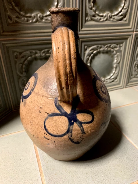 ALSACE ANCIEN CRUCHON EN GRES GRAVE BETSCHDORF XVIIIème ART POPULAIRE ...