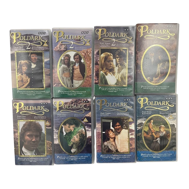POLDARK BBC VHS Collection - Complete Series 1 & 2 Set (8 Tapes) £34.99 ...