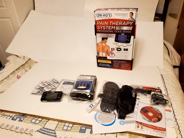 DR-HO'S 4-PAD PAIN Therapy System PRO Professional TENS Body Relief Kit ...