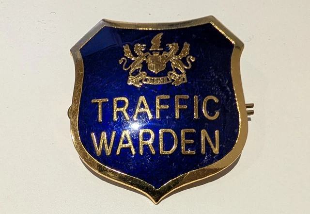OBSOLETE CITY OF London Police Traffic Warden Vintage Enamel Uniform ...