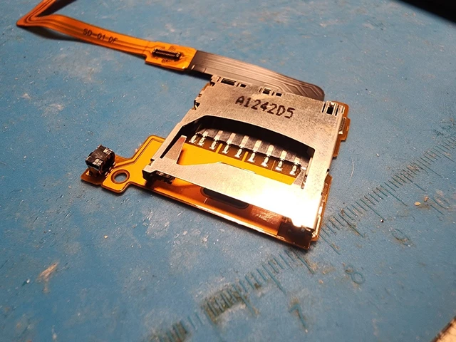 NINTENDO DSI NDSI SD Card Slot Ribbon Cable Replacement L R Volume ...