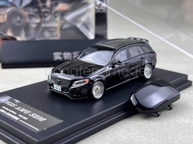 MB MERCEDES BENZ C63S AMG (S205) - LowRider - black - DCM 1:64 EUR 35 ...