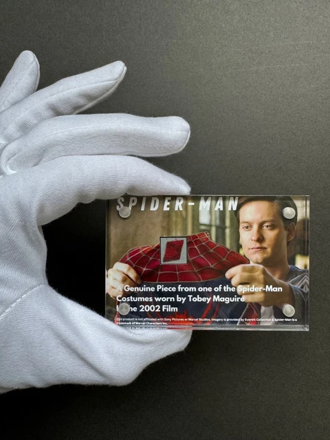 SPIDER-MAN (2002) - RARE MINI MOVIE PROP DISPLAY w/COA MARVEL SUPERHERO ...