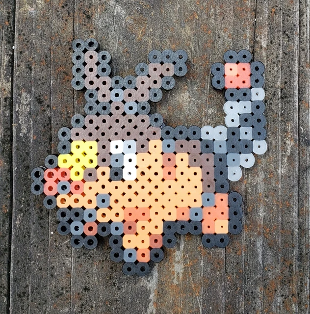 TEPIG POKÉMON PIXEL Art Perler Art Magnet EUR 10,10 - PicClick FR