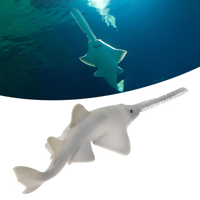 LIFELIKE MINI SEA Creature Toys Children's Plastic Sawfish Toy Sealife ...