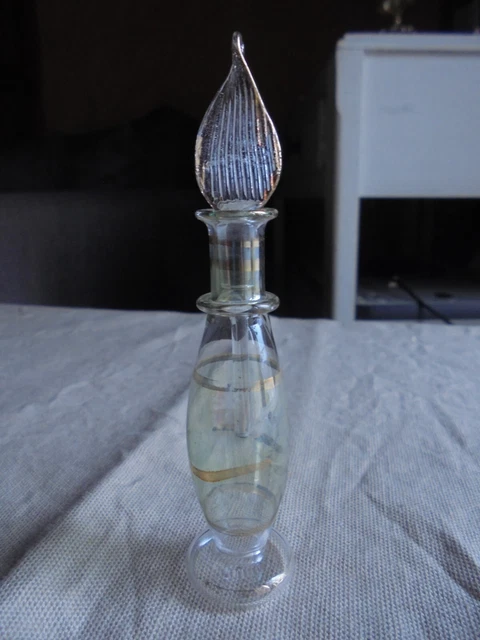 ANCIEN - FIOLE à parfum en verre soufflé EUR 15,00 - PicClick FR