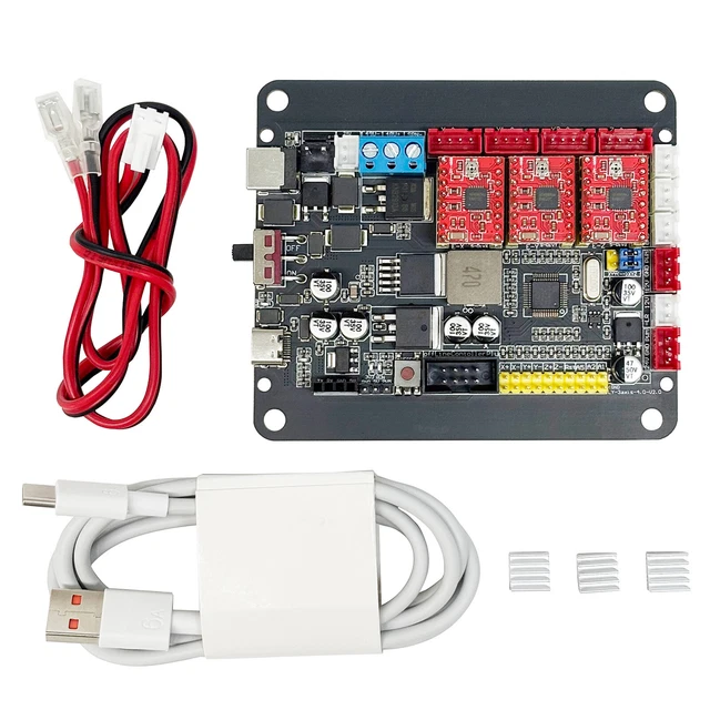 32BITS 3-AXIS GRBL Controller Control Board Stepper Motor Drive for CNC ...