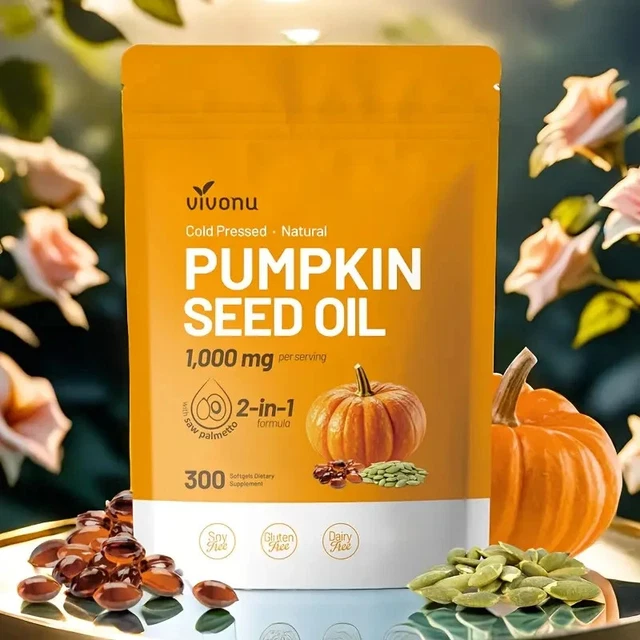 [120 PUMPKIN SEED Oil] 120 Capsules Pumpkin Seed Oil | Premium Formula ...