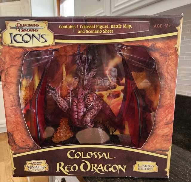 DUNGEONS AND DRAGONS Colossal Red Dragon Limited Edition NIB $350.00 ...