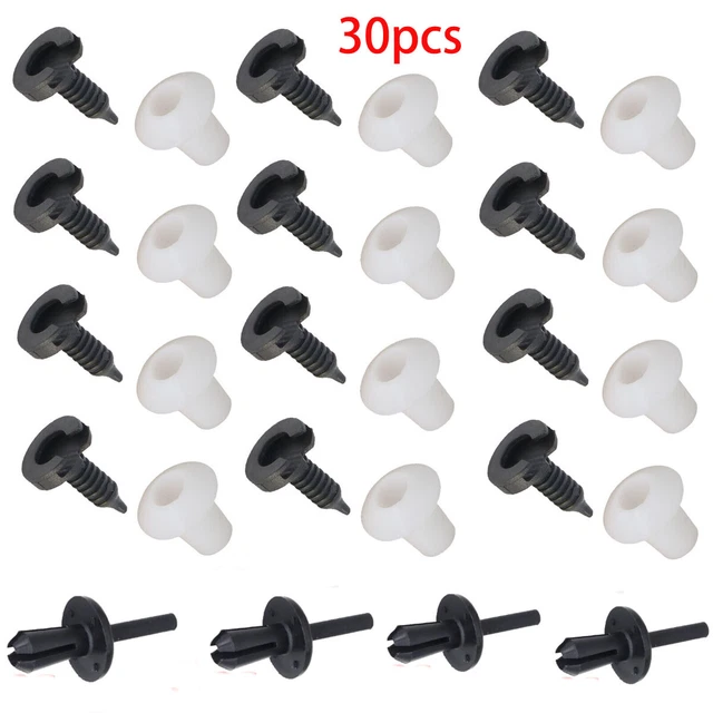 30*CLIPS CAR FOR Land Rover Defender Door Card Trim Clips Set Enough ...