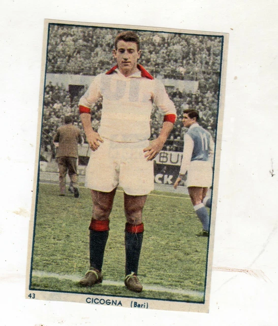 FIGURINA CALCIATORI DA ritaglio BARI CICOGNA NR 43 album s.e.s.s.1959-60 EUR 2,00 - PicClick IT