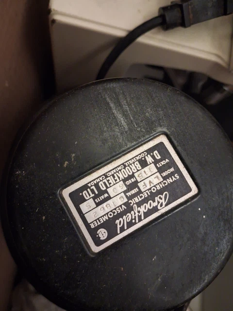 BROOKFIELD SYNCHRO-LECTRIC VISCOMETER LVF C 1862 $150.00 - PicClick CA