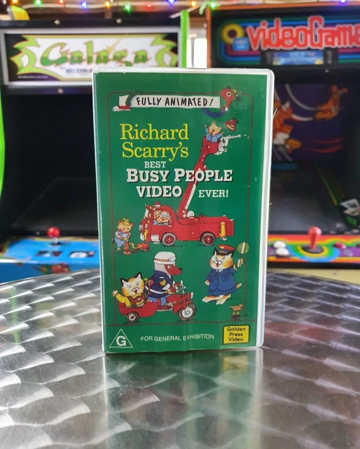 RICHARD SCARRY'S BEST Busy People Video Ever! - VHS - Video Tape $12.40 ...