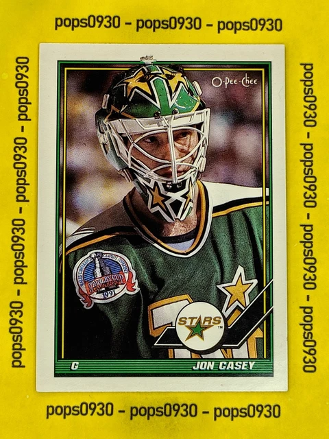JON CASEY, MINNESOTA North Stars, 1991, O-Pee-Chee, bilingual, #237 EUR ...