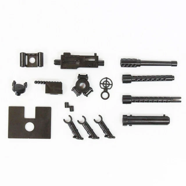 BRICKTACTICAL M2 MACHINE Gun for Minifigures SWAT ARMY MILITARY CAMO £ ...
