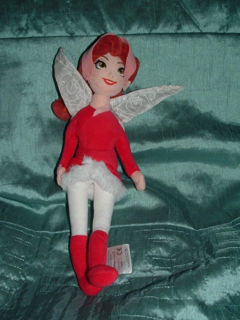 DISNEY STORE TINKERBELL Rare Small Rosetta Fairy Mini 11" Plush Soft ...