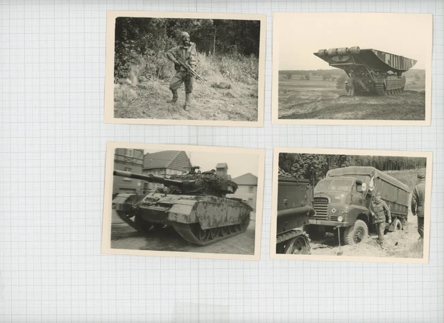 7 FOTOS FRÜHE Bundeswehr Panzer Schützenpanzer Brückenpanzer EUR 10,00 ...