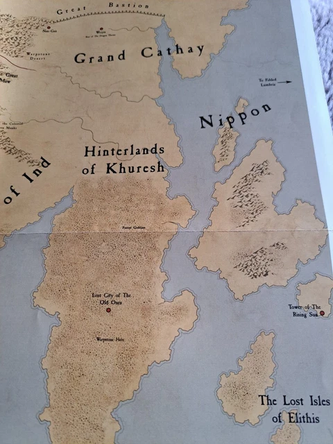 POSTER MAP OF the Warhammer World, Warhammer, Warhammer Fantasy gioco ...