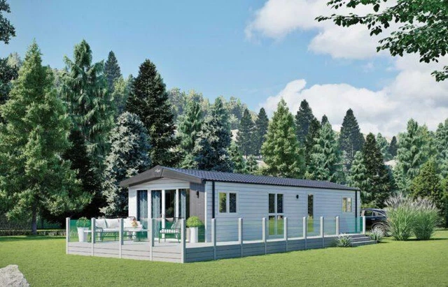 REGAL CHARMOUTH 42X14 Static Caravan, Lodge, Mobile Park Home, Chalet ...