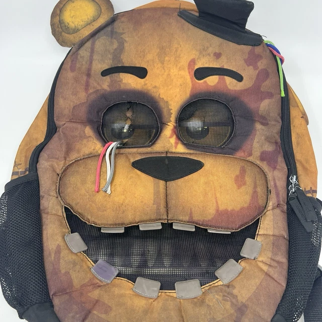 FIVE NIGHTS AT Freddy's FNAF 3D Freddy Fazbear Face Backpack by ...