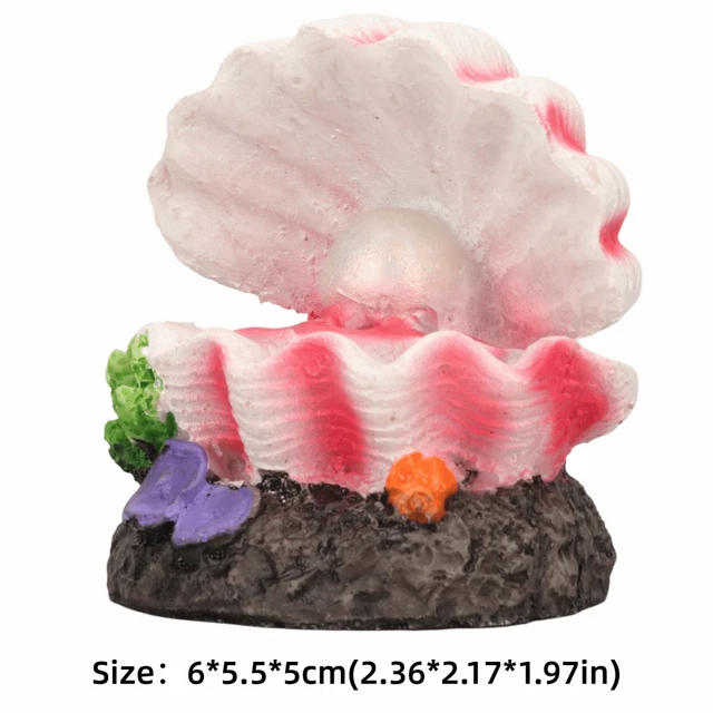 SIMULATION SHELL AQUARIUM Shell Bubbler Air Bubble Stones Fish Tank $20 ...