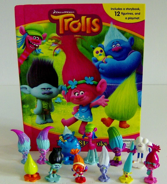 DREAMWORKS TROLLS MY Busy Book With 12 Figures £12.99 - PicClick UK