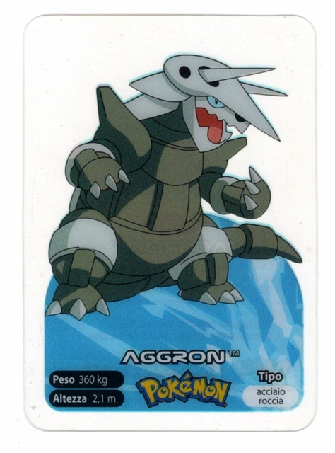 FIGURINA LAMINCARDS EDIBAS POKEMON numero 306 AGGRON EUR 1,30 - PicClick IT