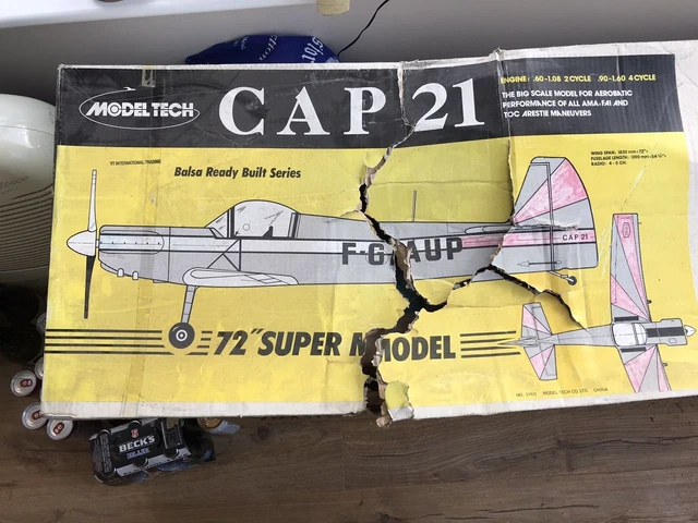 VINTAGE MODEL TECH Super CAP21 Radio Control Model Kit 72" £25.00 ...