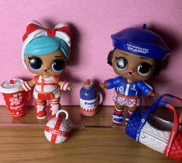 LOL FIFA WORLD Cup 2022 LMT Edition Dolls England/France pass princess ...