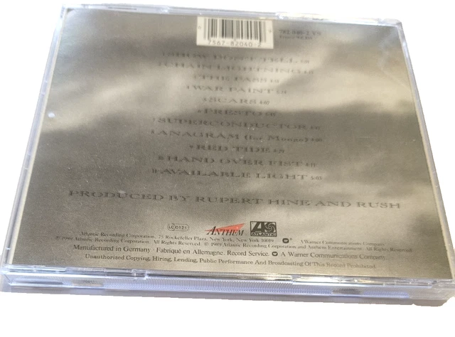 RUSH - PRESTO (Anthem 1989 Cd) £4.37 - PicClick UK