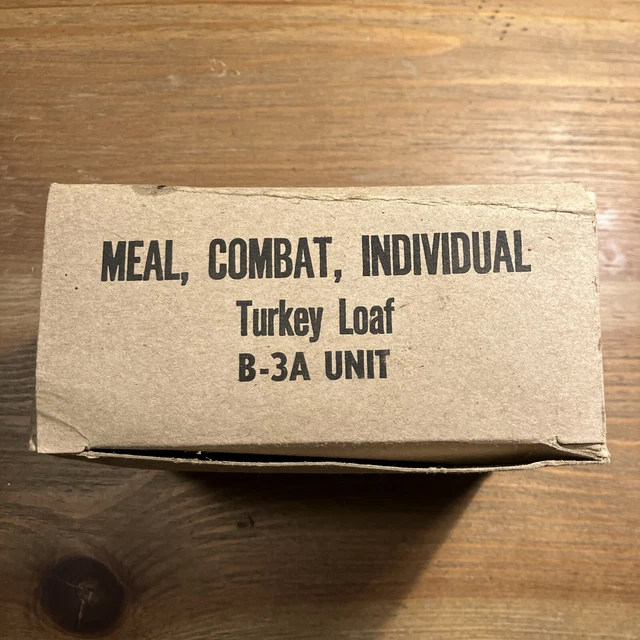 EMPTY VIETNAM WAR Era C-Ration MCI Military Ration Box Turkey Loaf $9. ...
