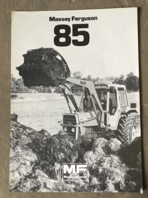 MASSEY FERGUSON 85 LOADER TRACTOR BROCHURE 135 LEAFLET 70s CLASSIC FARM MODEL £5.50 - PicClick UK